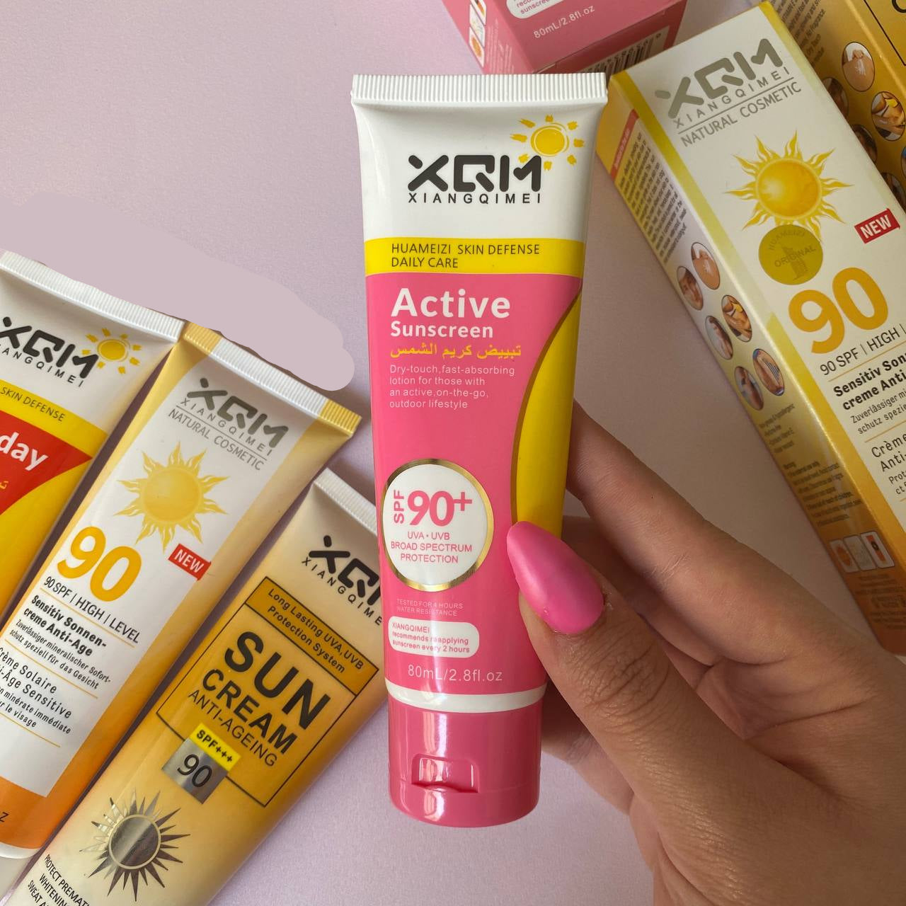 XQM Active Sunscreen SPF 90+ 80ml – Miss Beauty