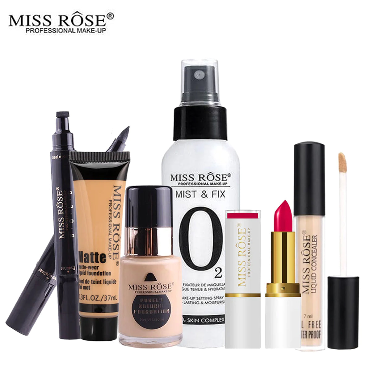 Miss Rose 6 Pcs Complete Makeup Deal – Miss Beauty