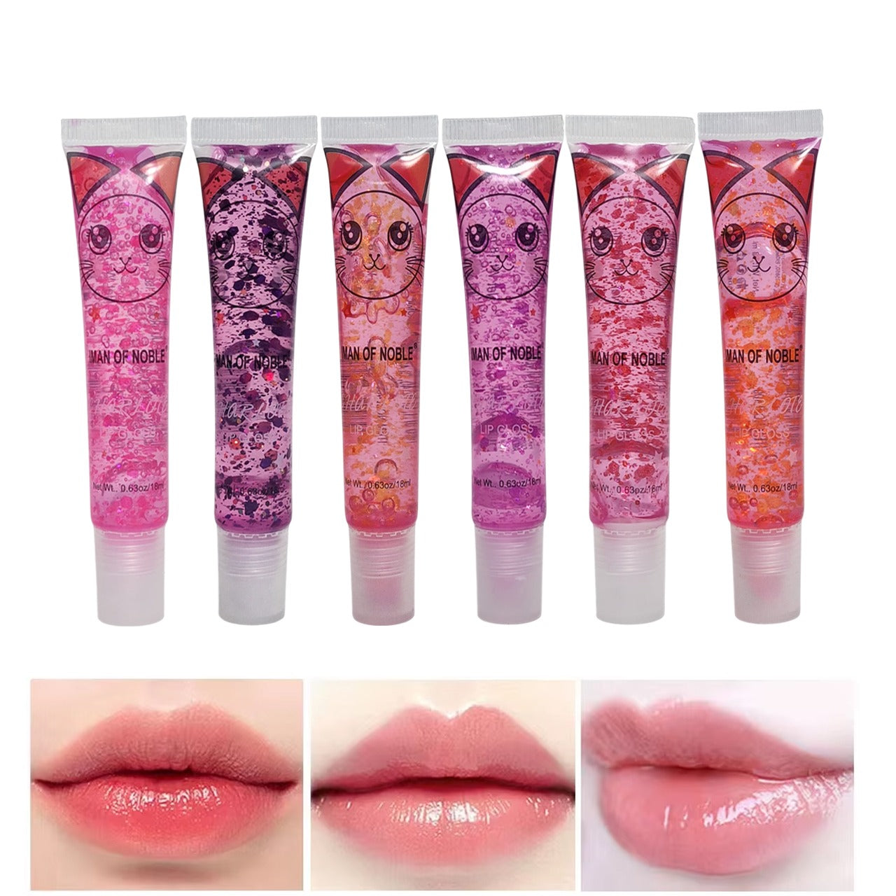Iman of Noble Random shades New Charlotte lip gloss – Miss Beauty