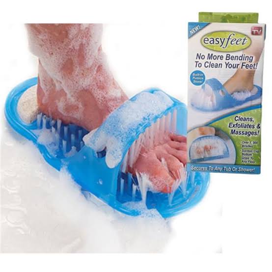 Easy Feet Cleaning Brush Exfoliating Foot Massager Slipper – Miss Beauty