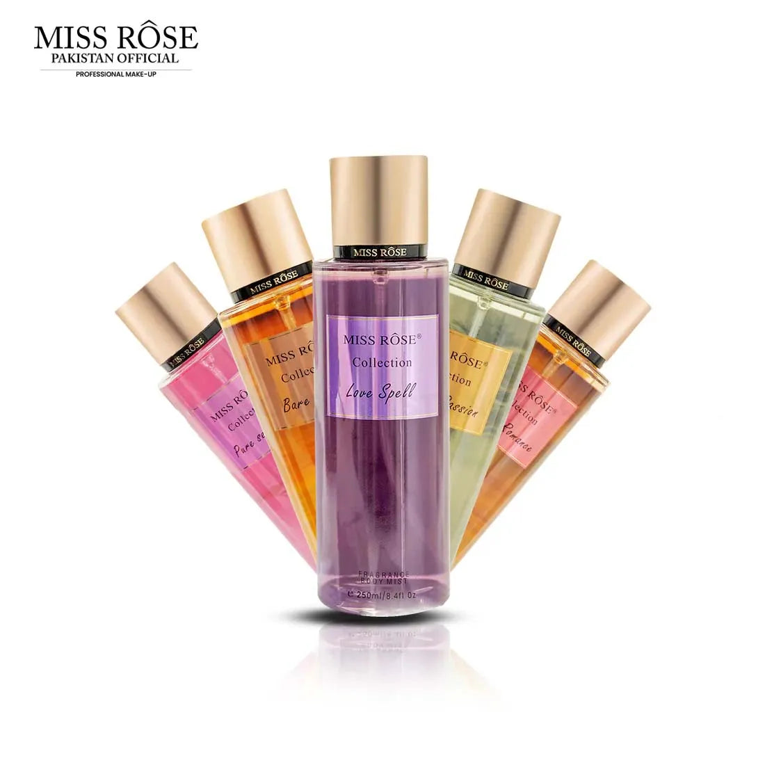 Miss Rose Fragance Body Mist 250ml – Miss Beauty