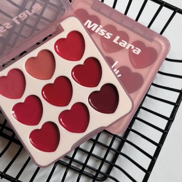 Miss Lara Heart Candy Solid lipstick Ultimate candy love Lip Palette ...
