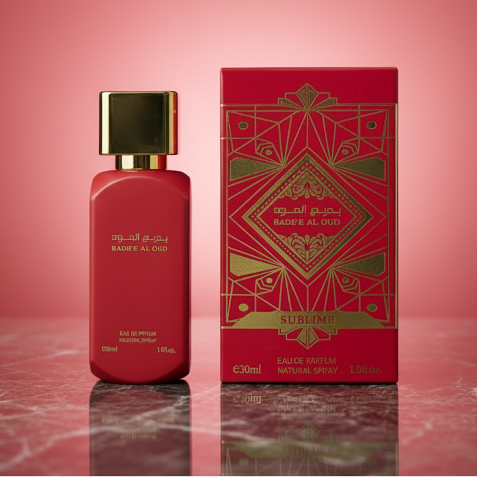BADE'E AL OUD SUBLIME | Royal Red & Gold Oud EDP Perfume - 30ml – Miss ...