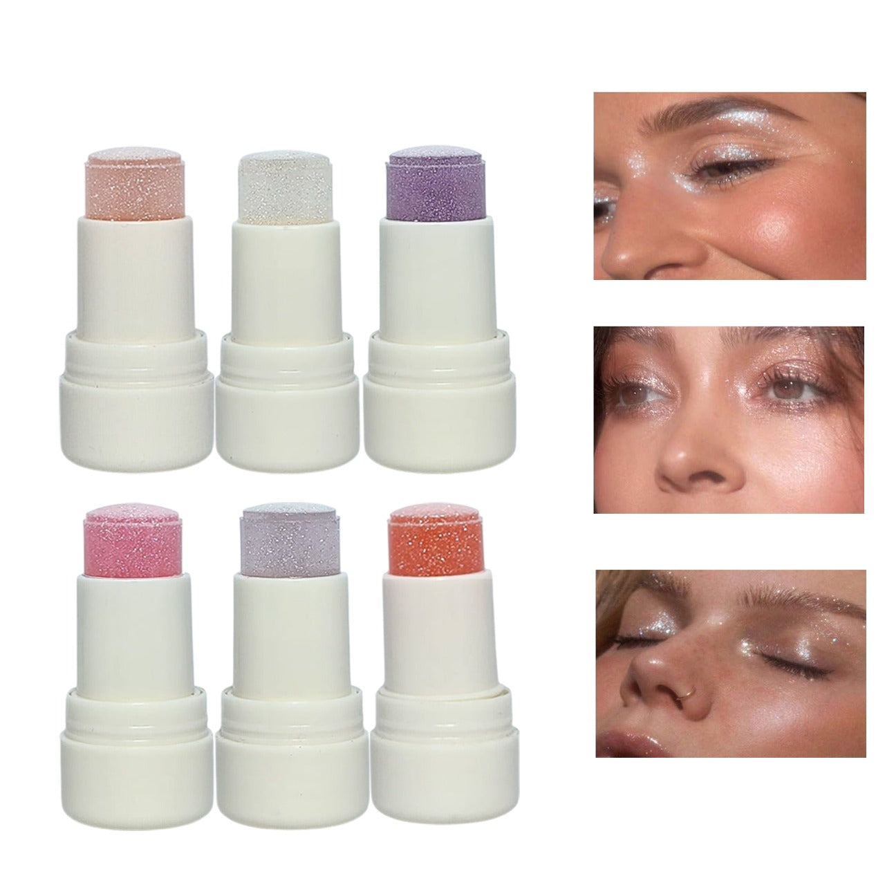 HUXIABEAUTY Shiny Jelly Glitter Stick: The Ultimate Dewy Highlighter ...